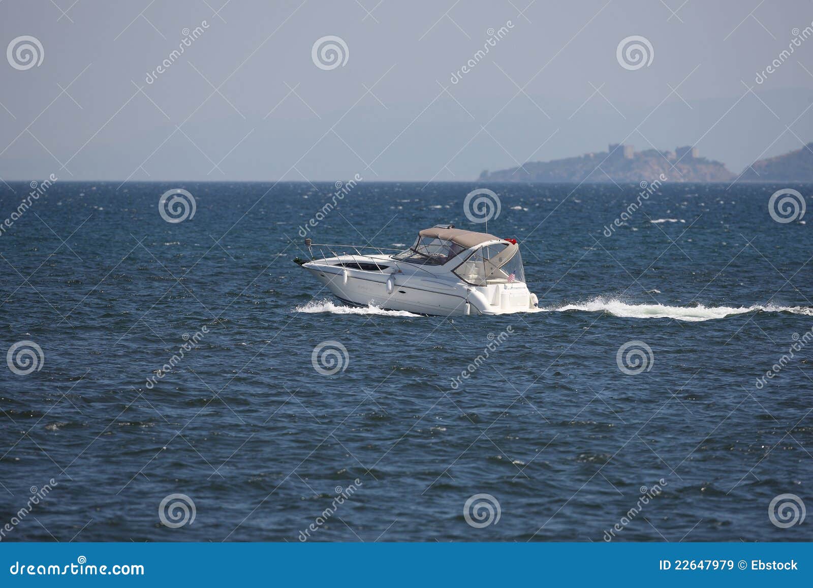 Boat stock image. Image of powerboat, vessel, wave, navigation - 22647979