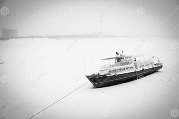 Boat stock photo. Image of frozen, frosty, dock, coast - 37845142