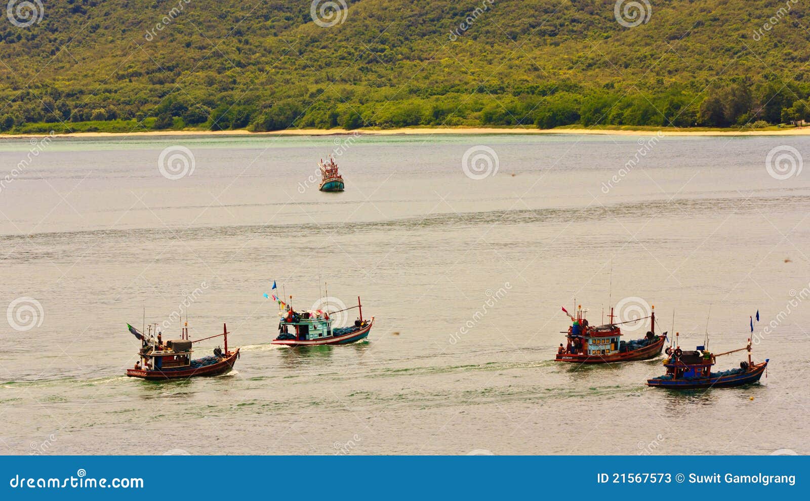 Boat in bay stock image. Image of stone, hmong, halong - 21567573