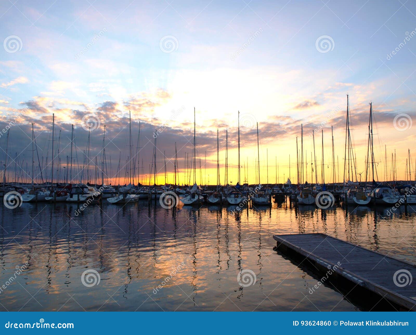The shipyard in Sweden stock photo. Image of harbour - 93624860
