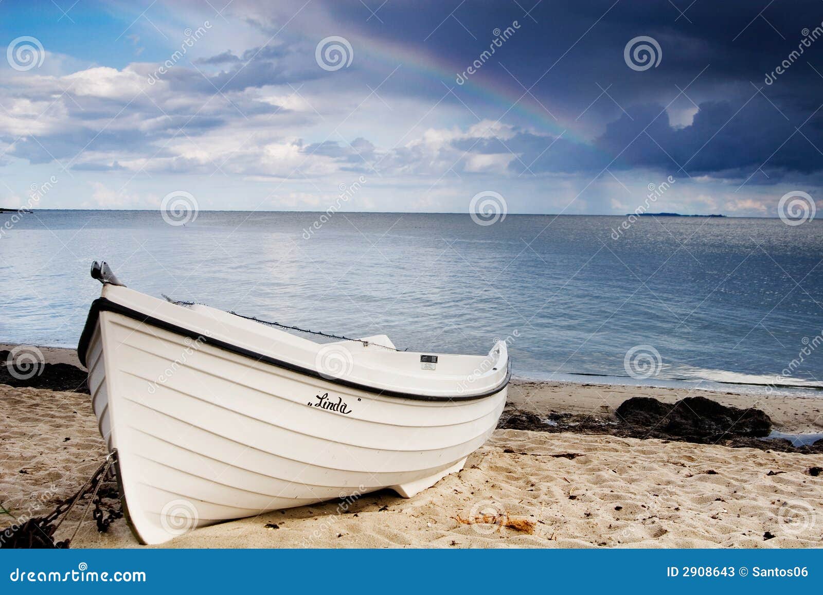 Boat on the beach stock image. Image of sand, serene, relax - 2908643