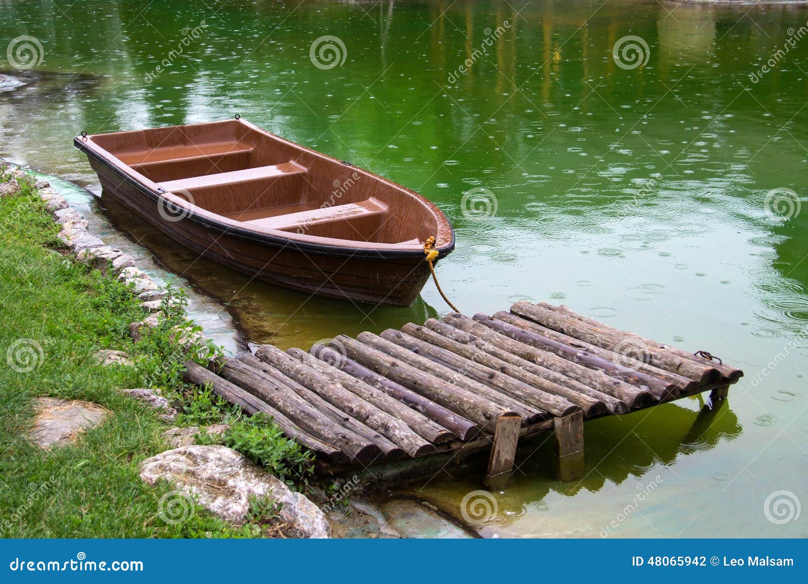 Boat berth stock photo. Image of moored, paddle, river - 48065942