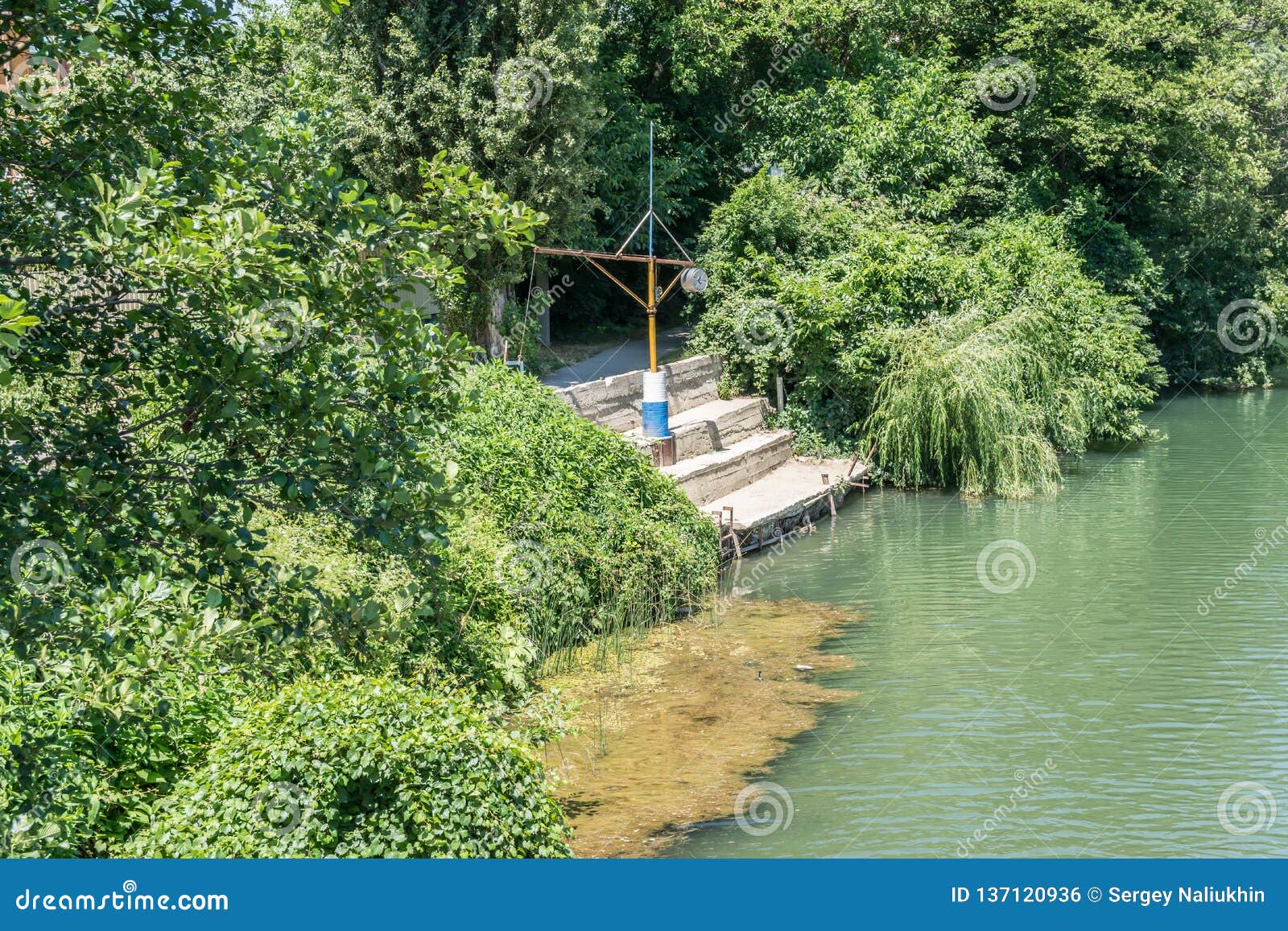 Boat Berth on the Vulan River Stock Photo - Image of nature, berth ...