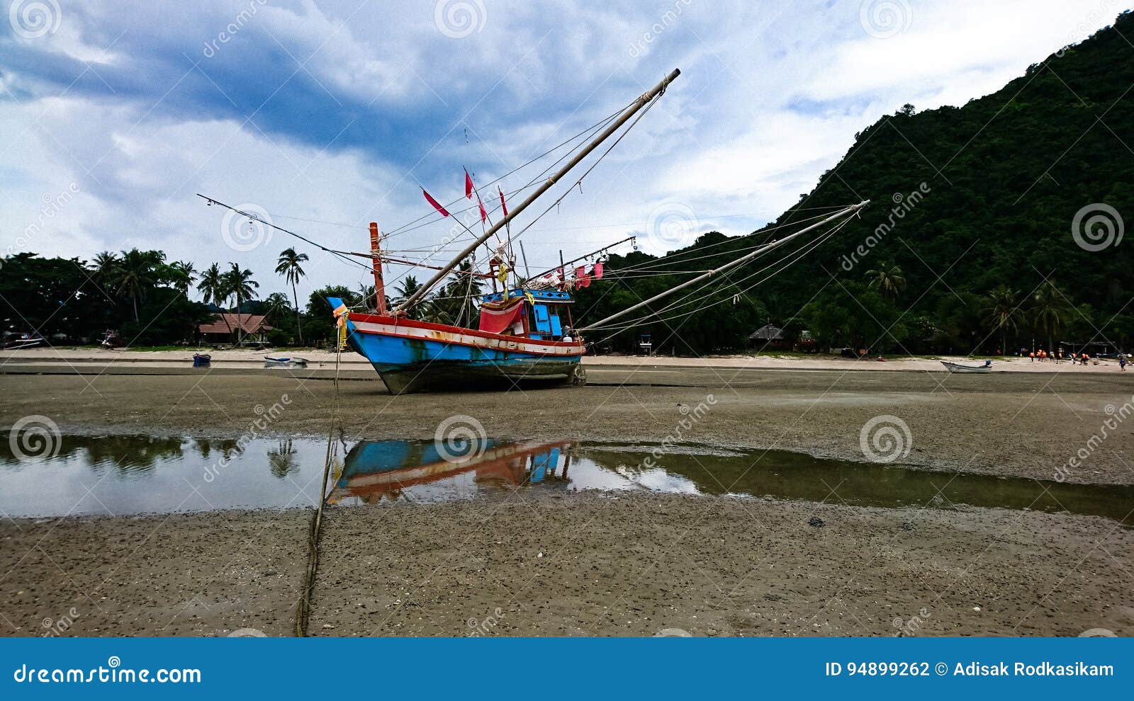 Boat break stock photo. Image of boat, break, water, beach - 94899262