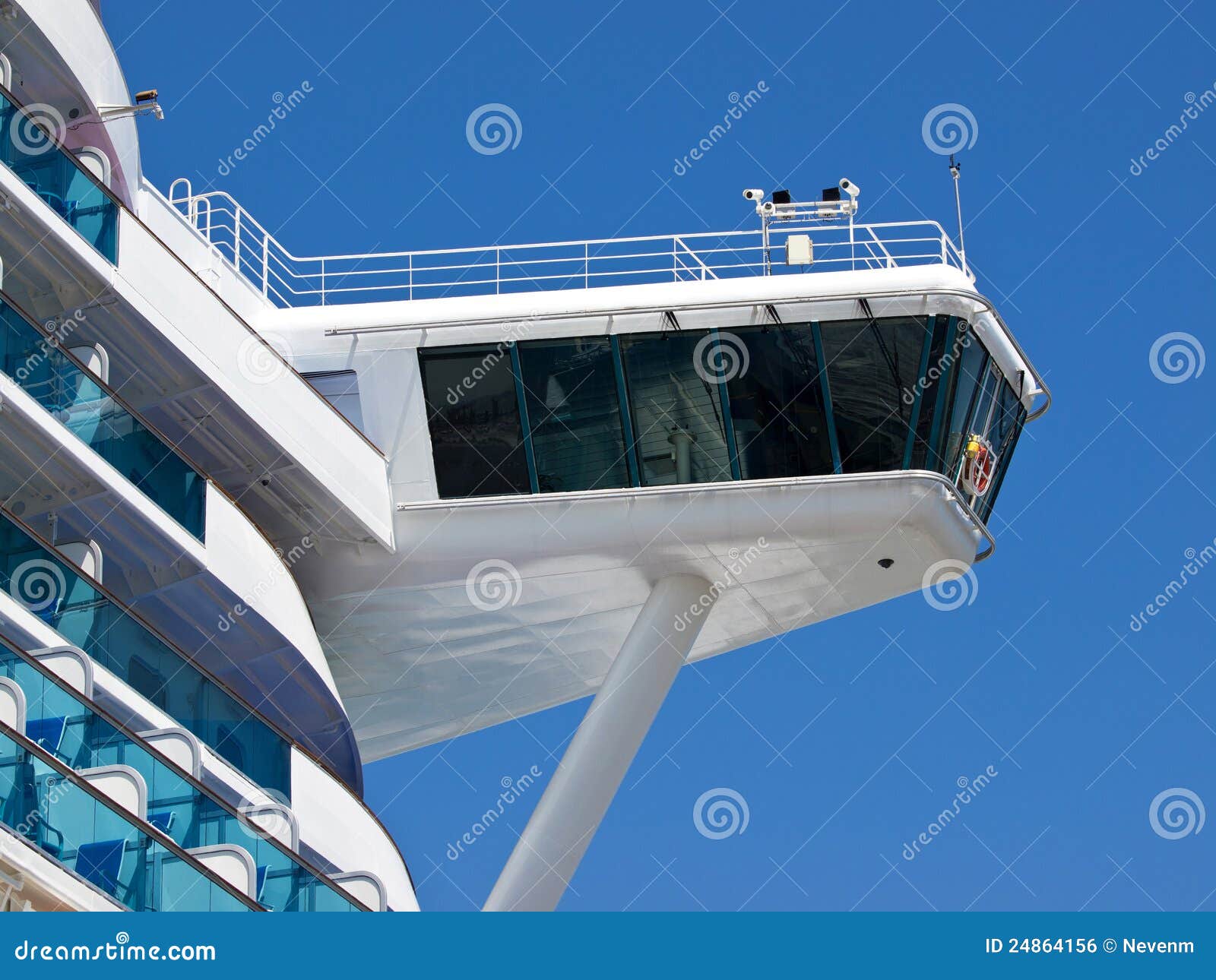 Boat bridge stock photo. Image of navigate, starboard - 24864156