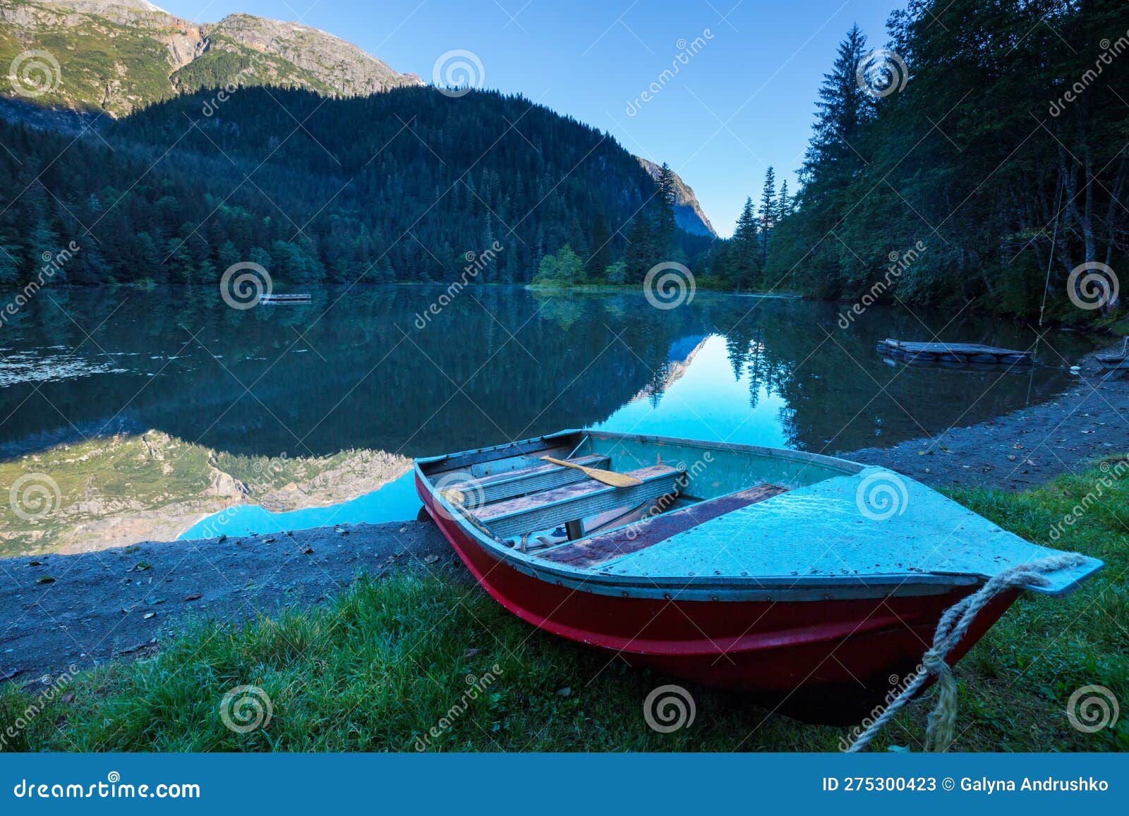 Boat in Canada stock image. Image of majestic, wilderness - 275300423