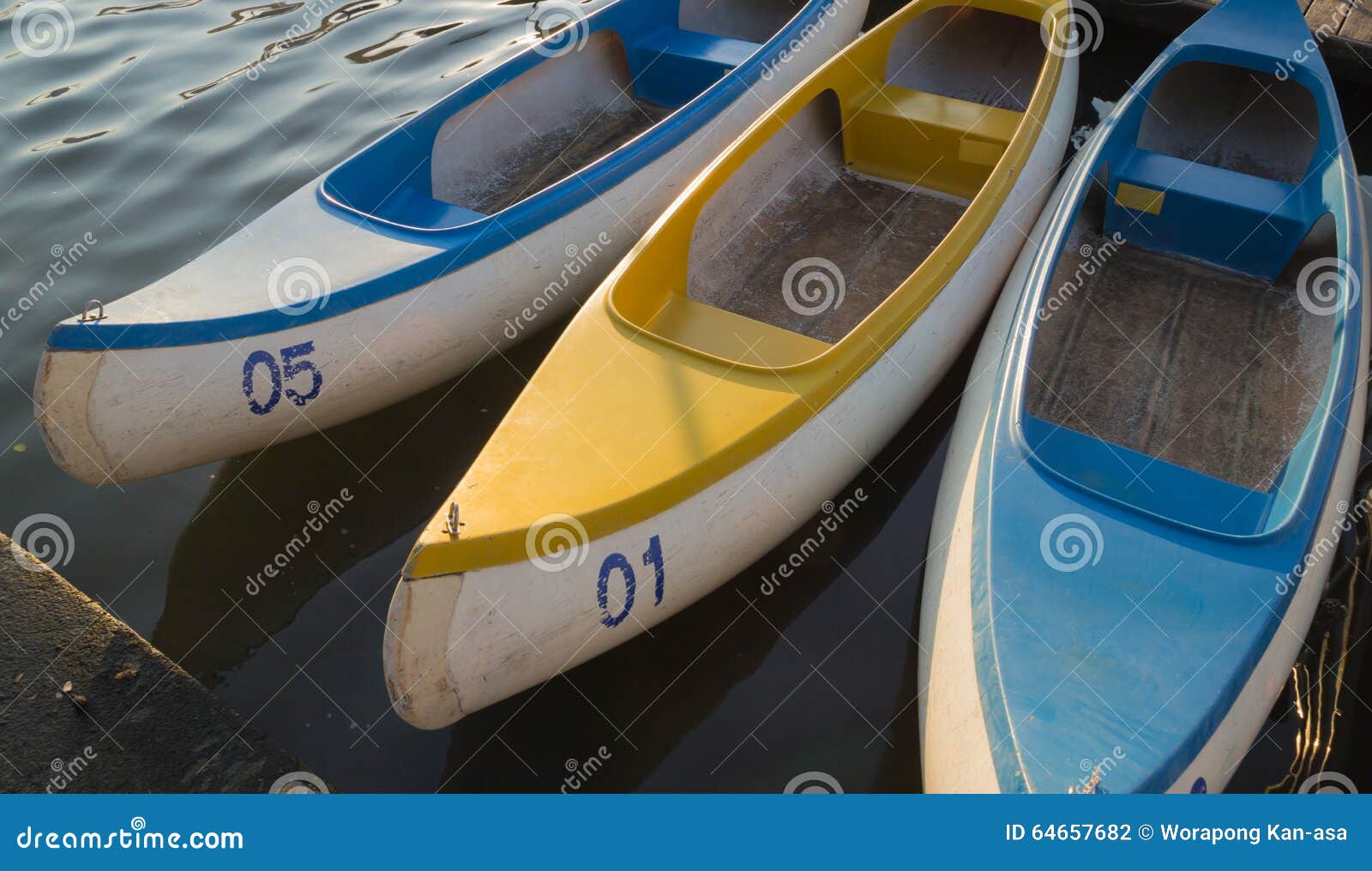 Boat canoe in the water stock photo. Image of sport, canoes - 64657682