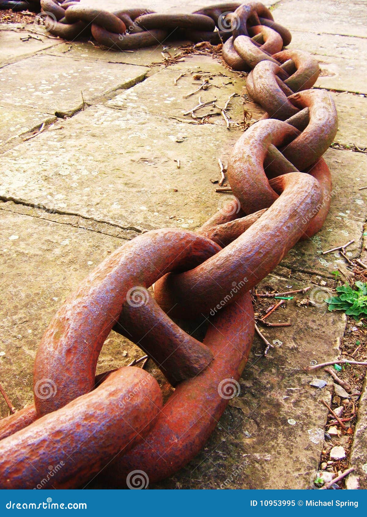 Boat chain stock image. Image of chain, iron, rope, industry - 10953995