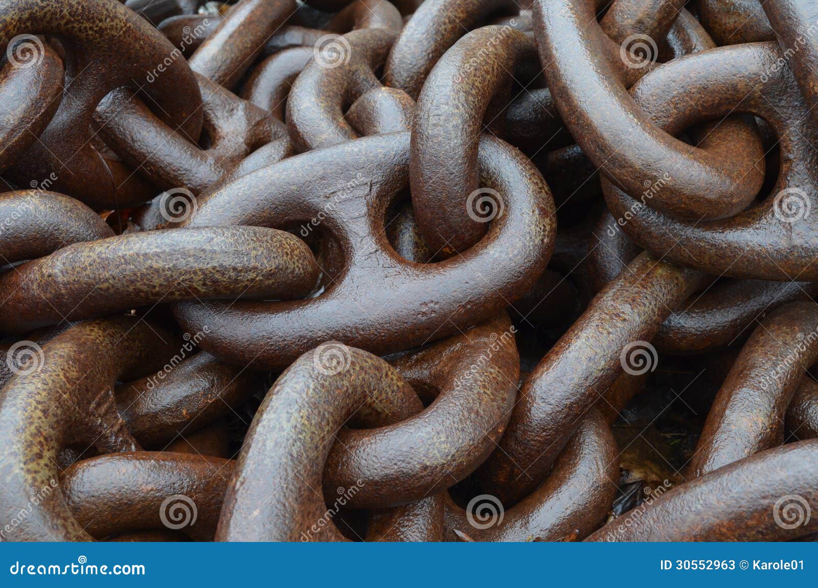 Boat chain stock image. Image of round, heavy, link, metal - 30552963