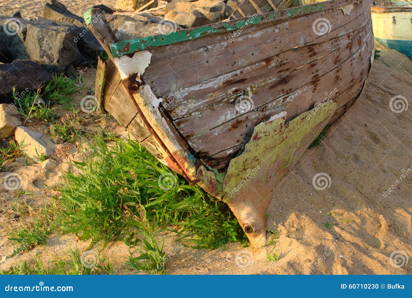 Boat on the coast stock photo. Image of idyllic, boat - 60710230