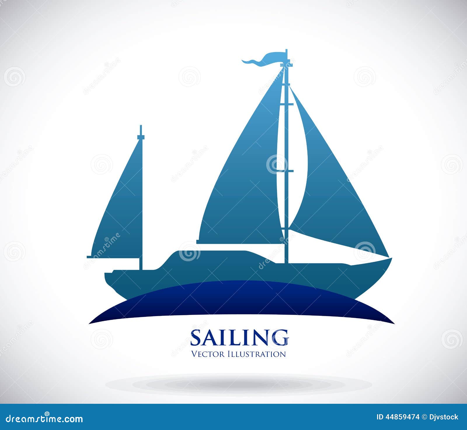 Boat design stock vector. Illustration of nautical, flag - 44859474