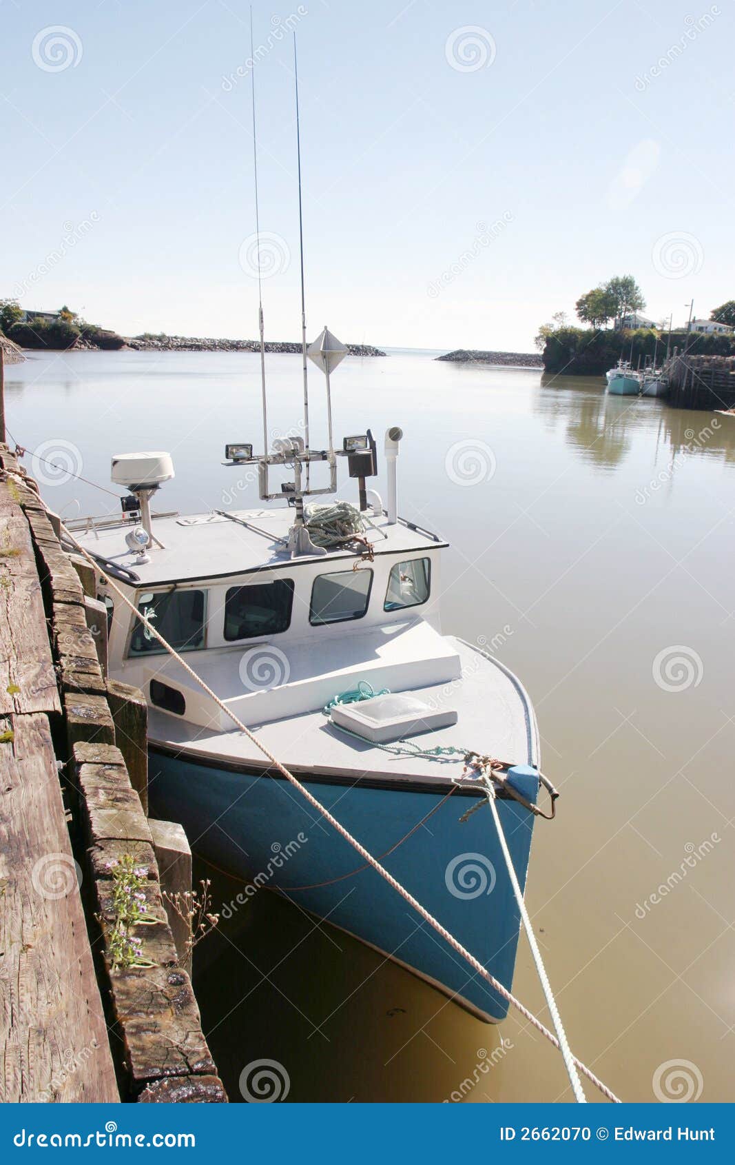 Boat at the dock stock photo. Image of marina, fishing - 2662070