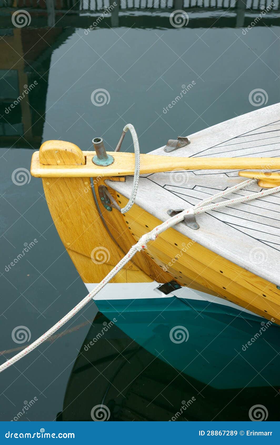 Boat at Dock stock image. Image of tied, water, marine - 28867289