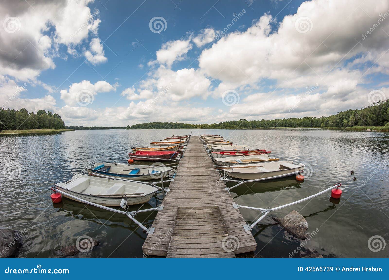 Boat dock stock image. Image of park, boating, benches - 42565739