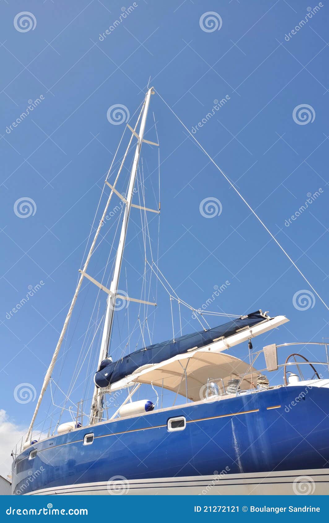 Boat in dry dock stock image. Image of yacht, sailor - 21272121