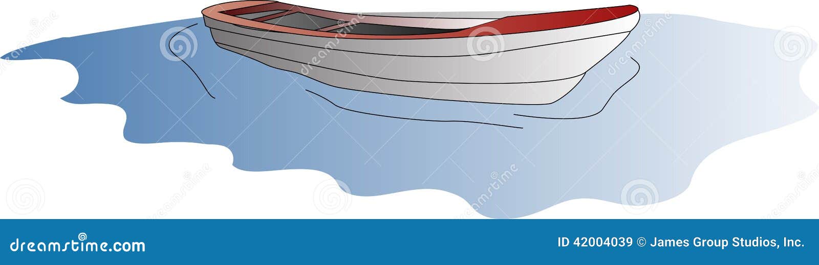 Boat stock vector. Illustration of travel, lake, boat - 42004039