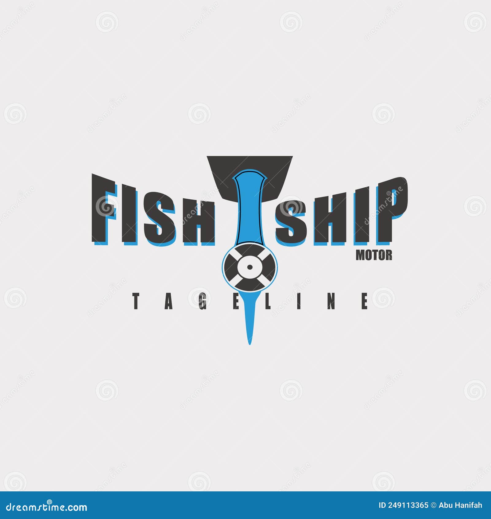 Boat engine logo stock vector. Illustration of presentation - 249113365