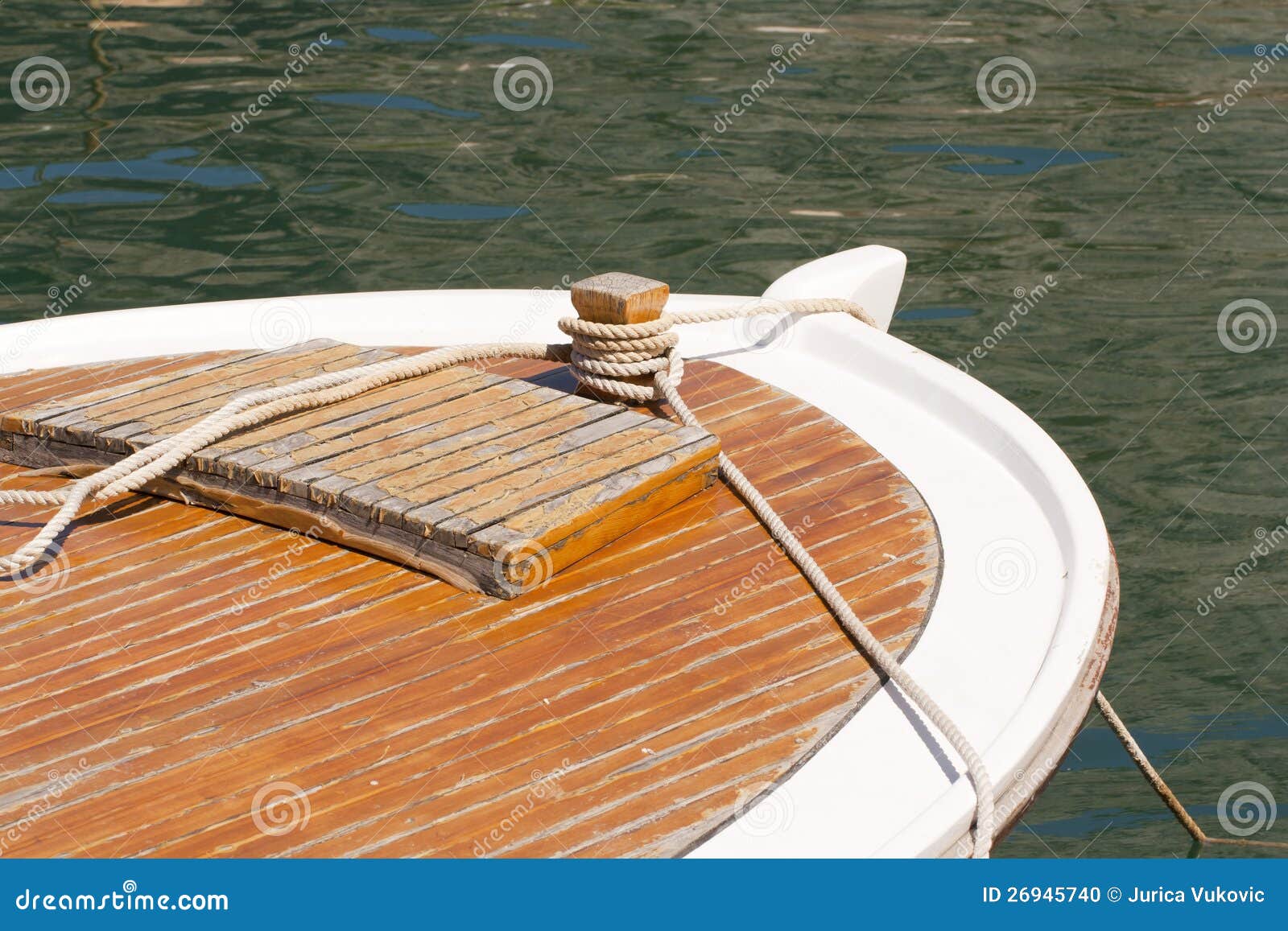Boat front stock photo. Image of coast, docked, deck - 26945740