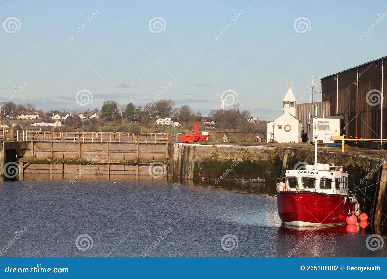 Boat in Glasson Dock, Glasson, Lancashire Editorial Photography - Image ...