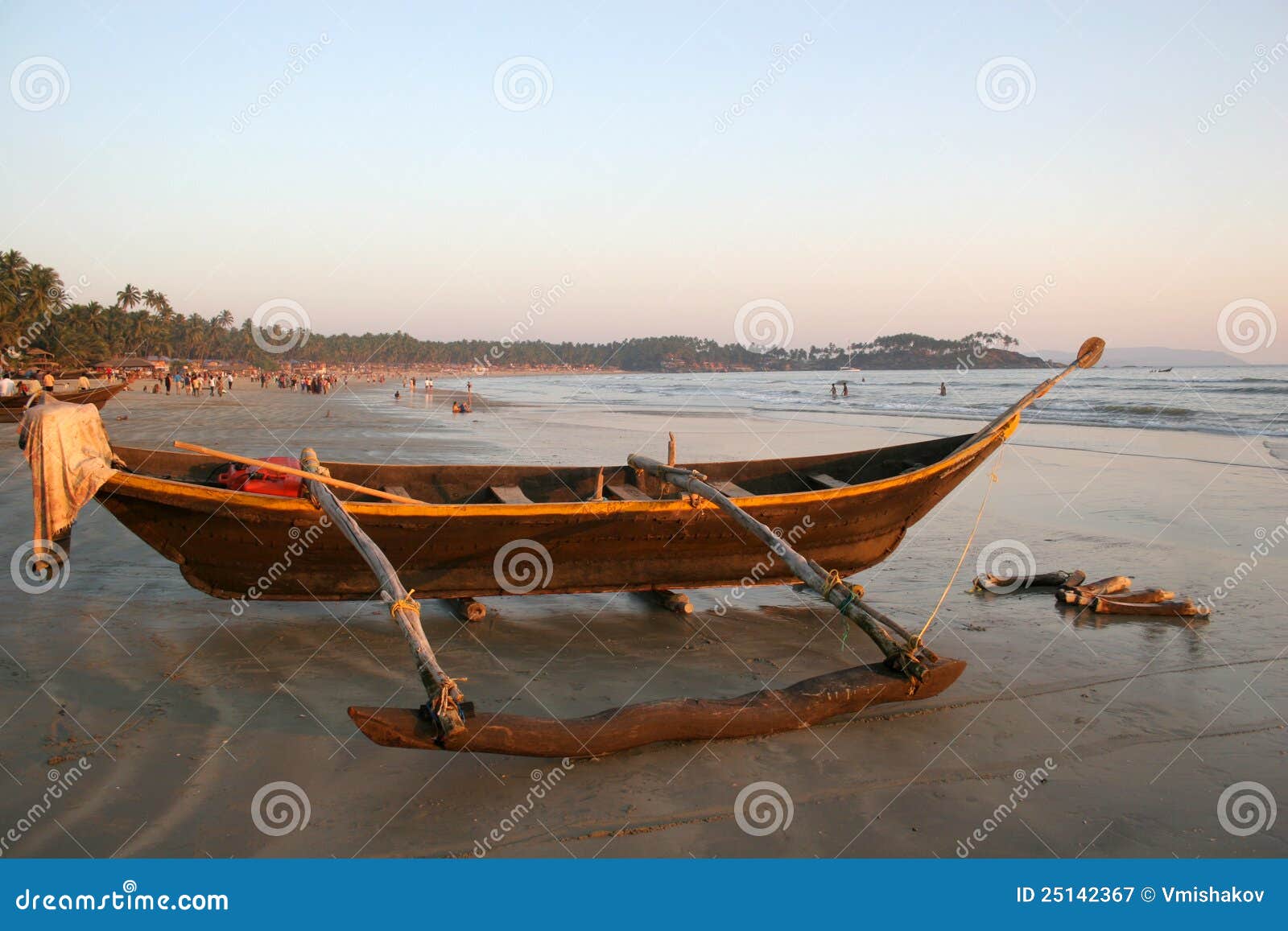 Boat goa stock image. Image of asia, people, boat, palolem - 25142367