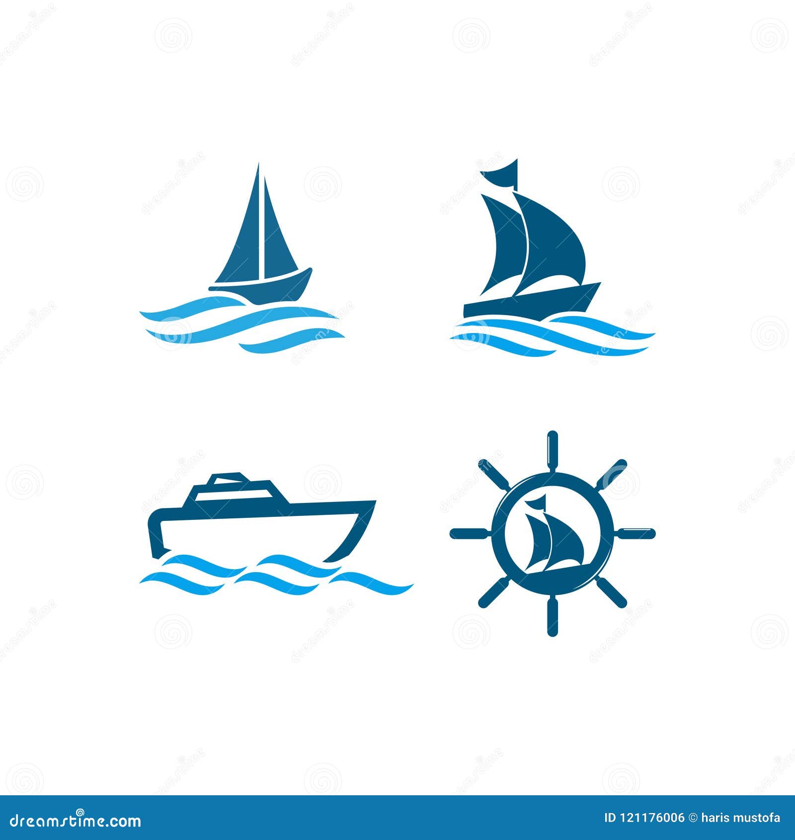 Boat Graphic Design Template Stock Vector - Illustration of vector ...