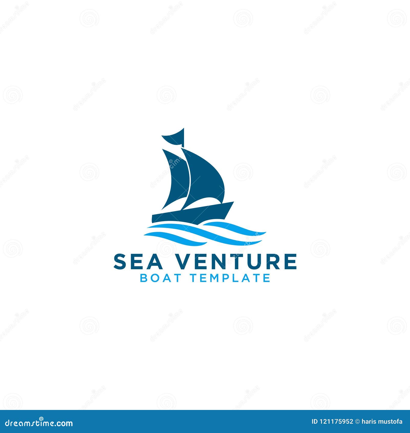 Boat Graphic Design Template Stock Vector - Illustration of marine ...