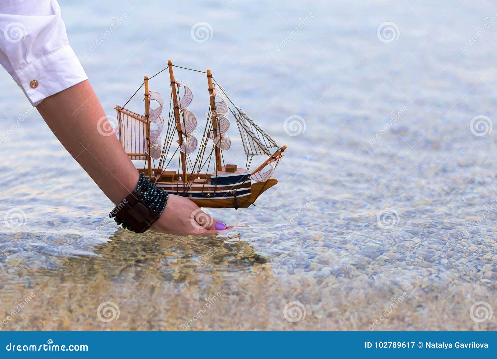 The boat in the hands stock image. Image of journey - 102789617