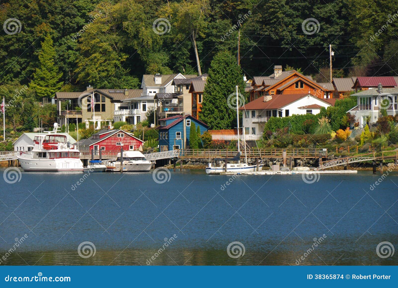 Boat Harbor stock photo. Image of calm, buildings, harbour - 38365874