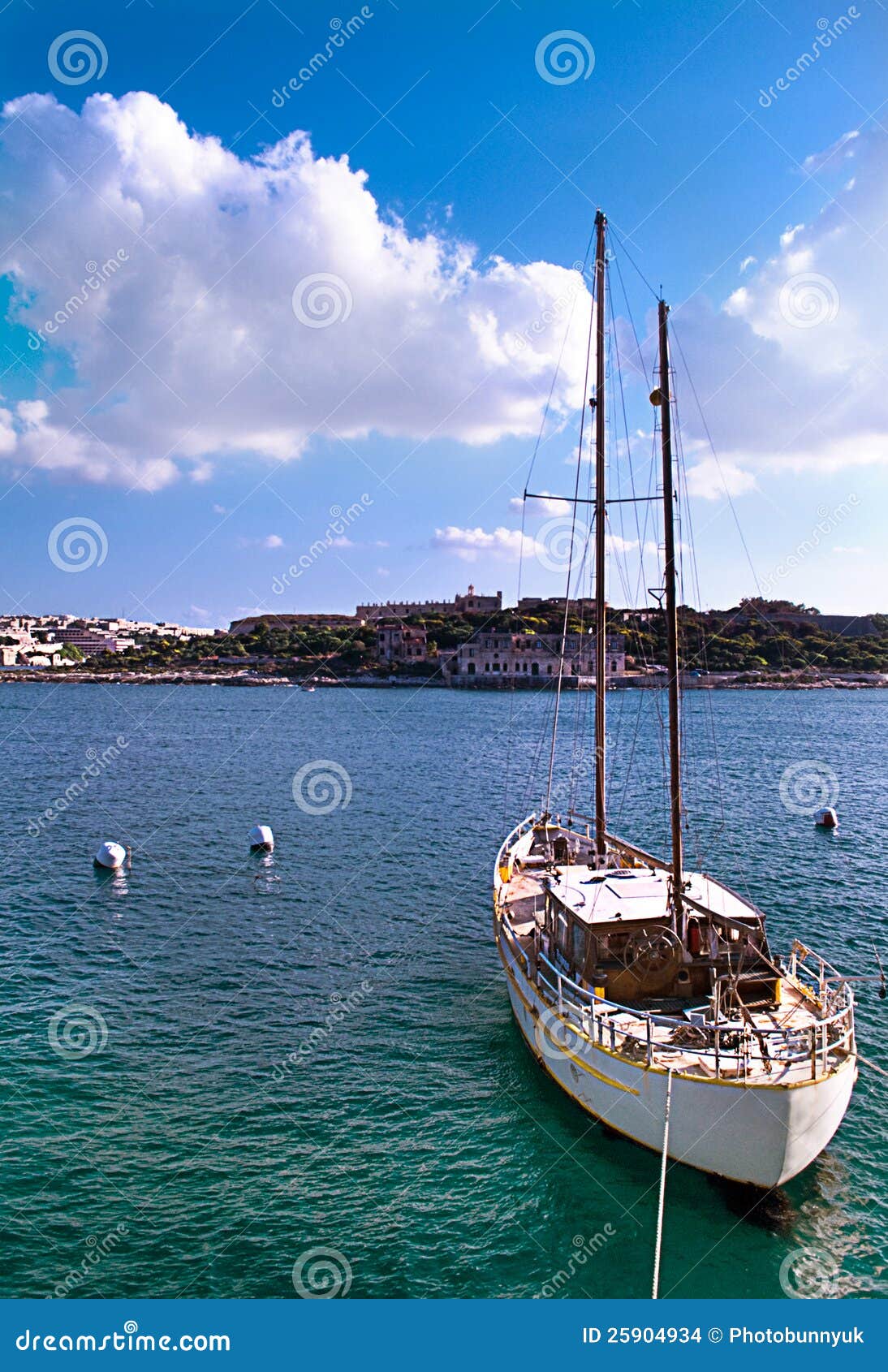 Boat in Harbour stock photo. Image of dockyacht, tropical - 25904934