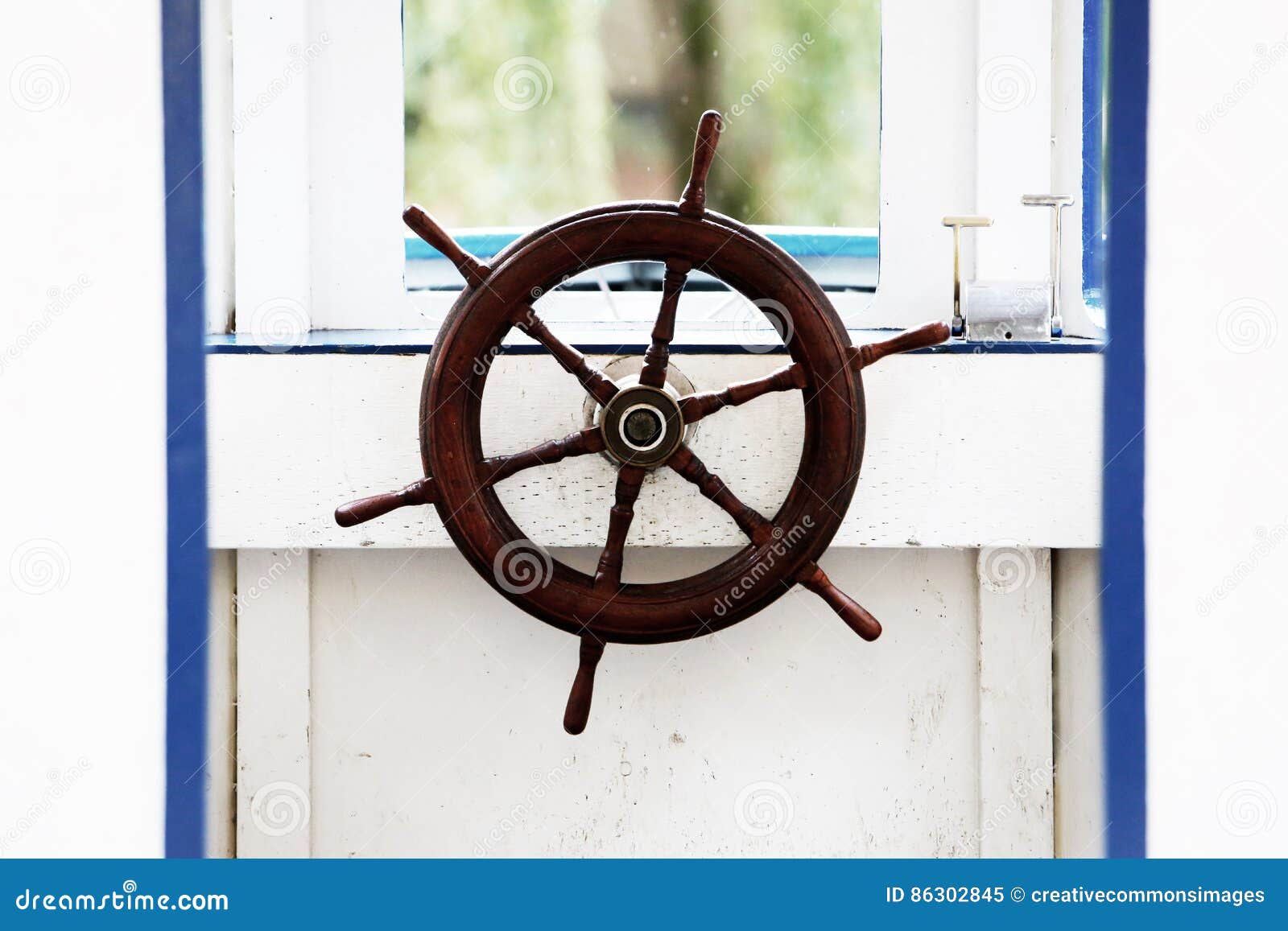 Boat Helm Picture. Image: 86302845