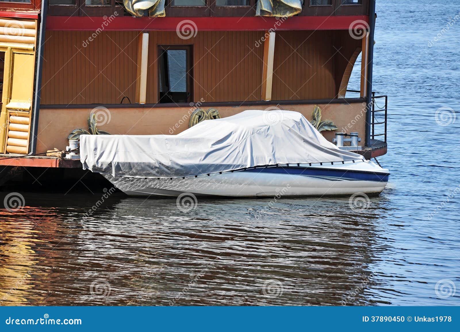 Boat at hithe stock photo. Image of port, landing, blue - 37890450