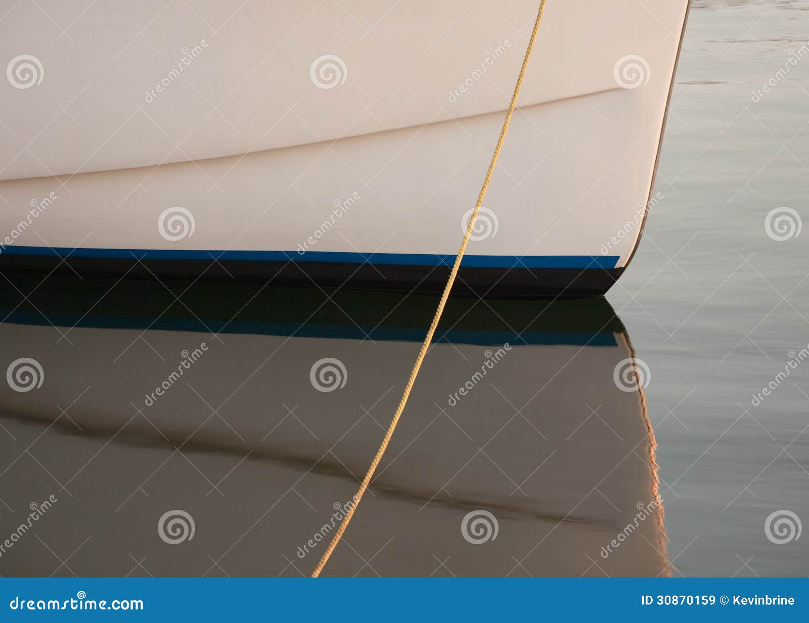 Boat hull and reflection stock image. Image of reflect - 30870159
