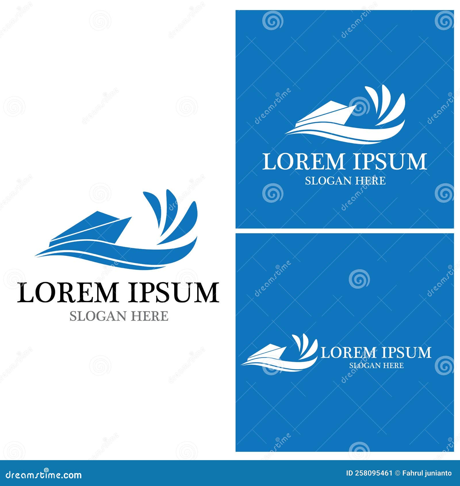 Boat Icon and Symbol Vector Template Stock Illustration - Illustration ...