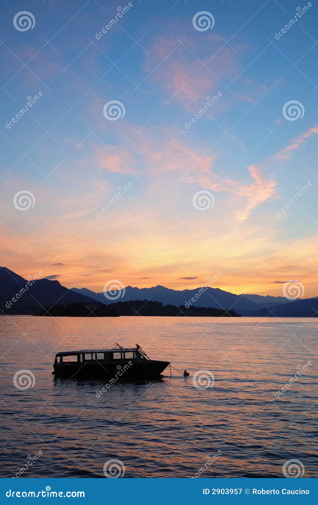 Boat lake dawn stock image. Image of harbour, summer, europe - 2903957
