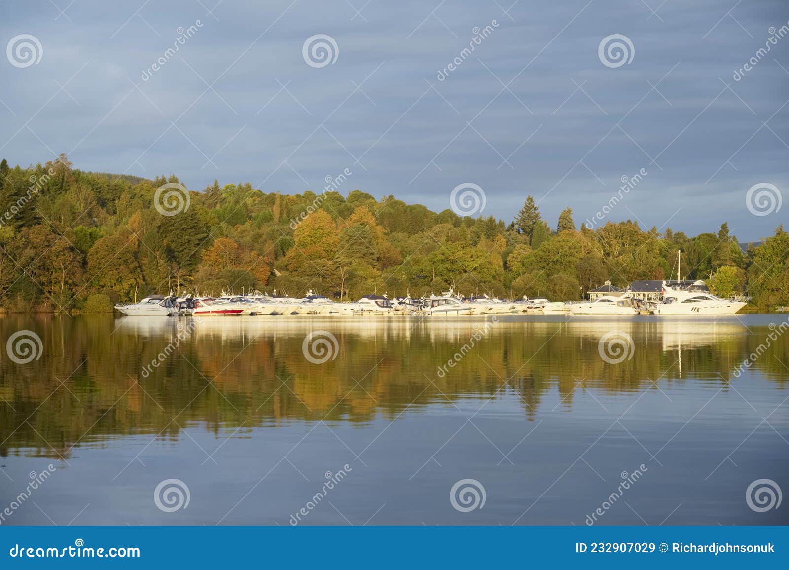 Boat in Lake for Tranquility Calm Peace and Mindfulness Stock Image ...