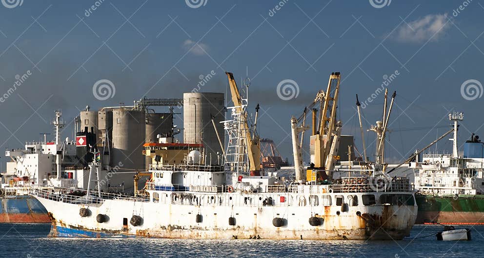 Boat loading stock photo. Image of export, terminal, industry - 12246076