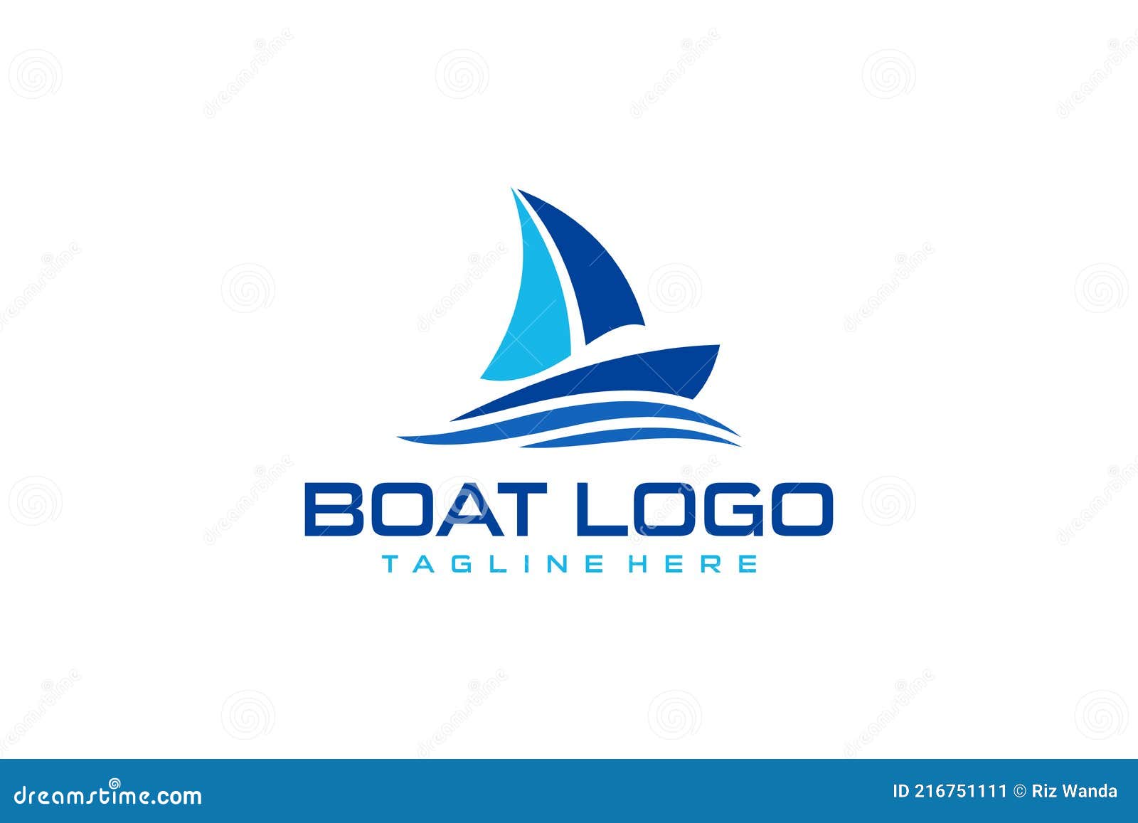 Boat Logo Design Template Vector Graphic Branding Element Stock Vector ...