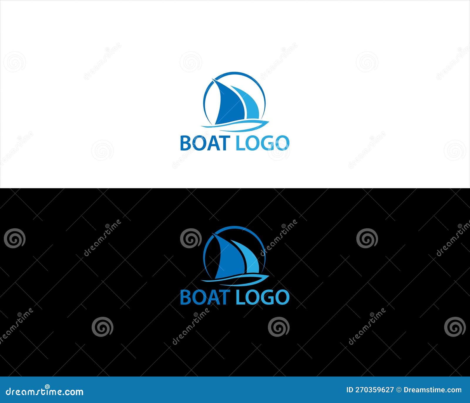 Boat logo icon design stock vector. Illustration of template - 270359627