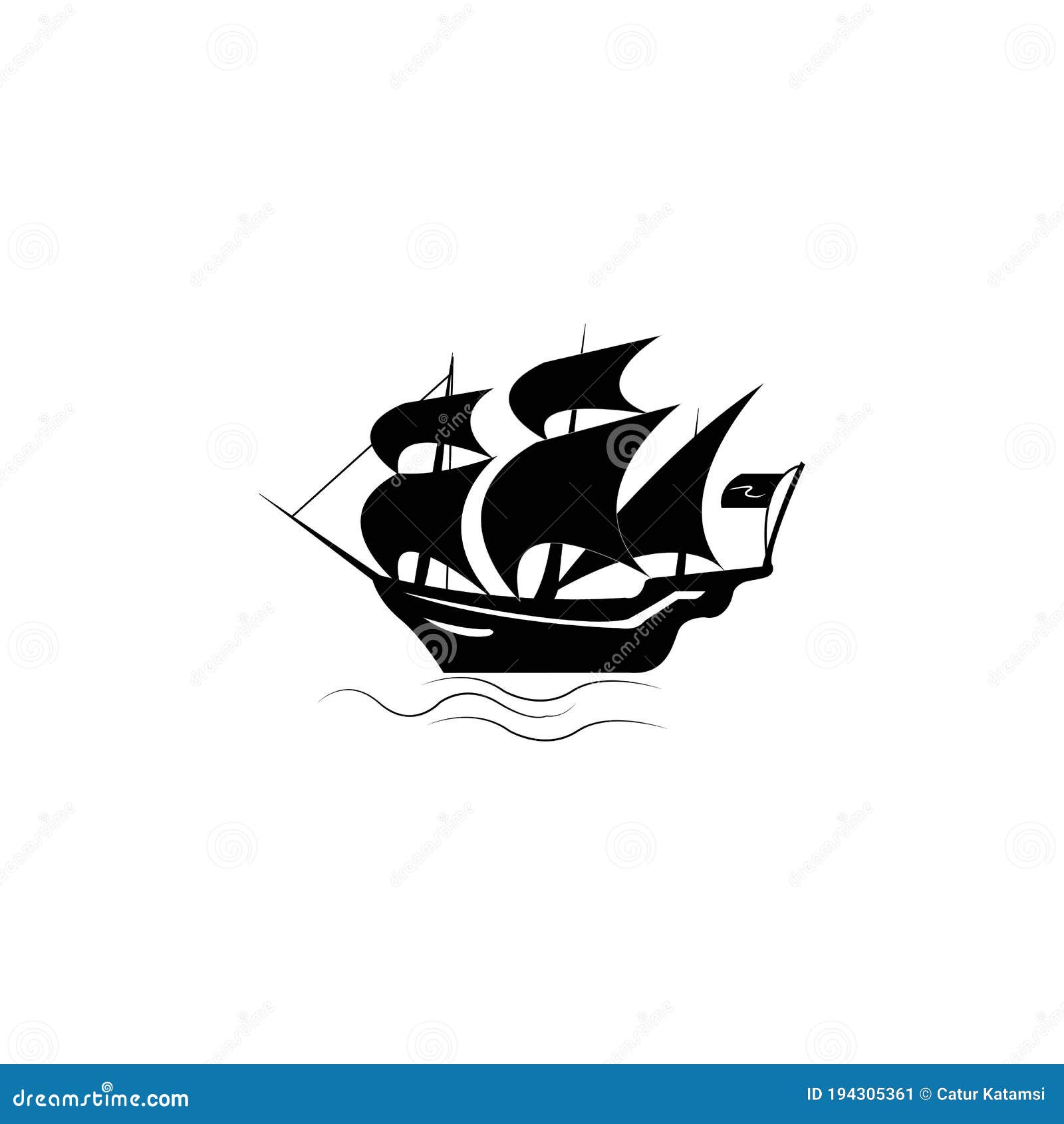 Boat Logo Icon Vector Design Stock Vector - Illustration of sail ...