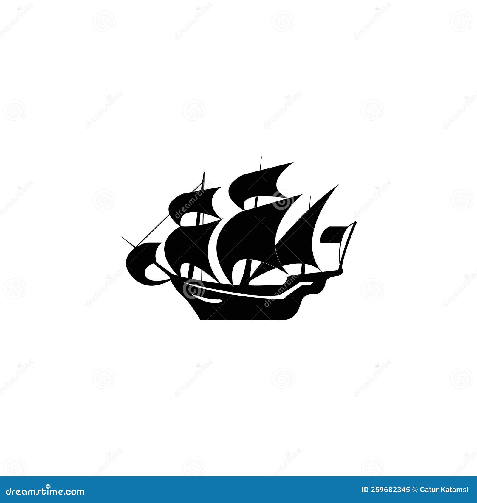 Boat Logo Icon Vector Design Stock Illustration - Illustration of ...