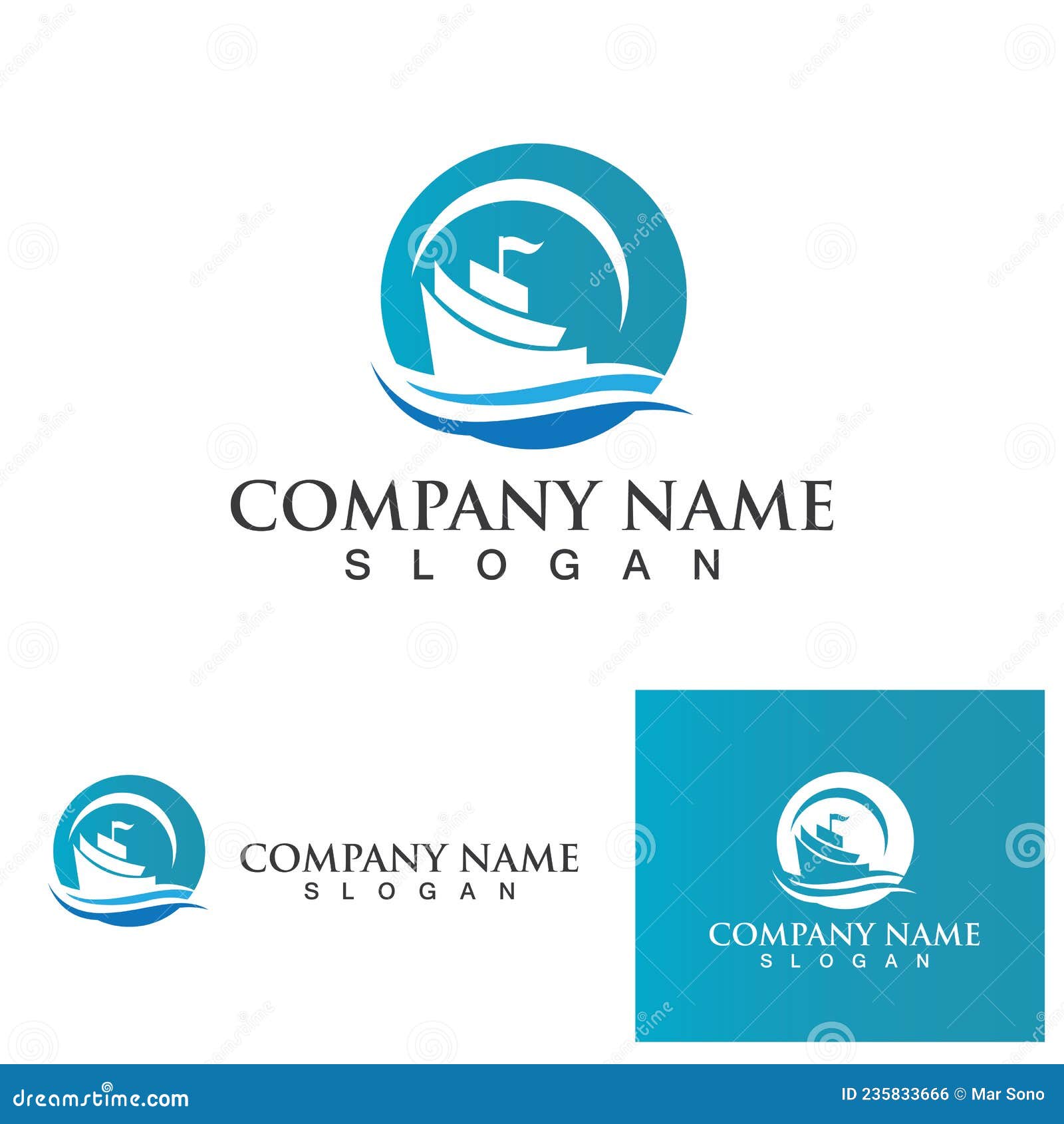 Boat Logo and Symbol Vector Template Stock Vector - Illustration of ...