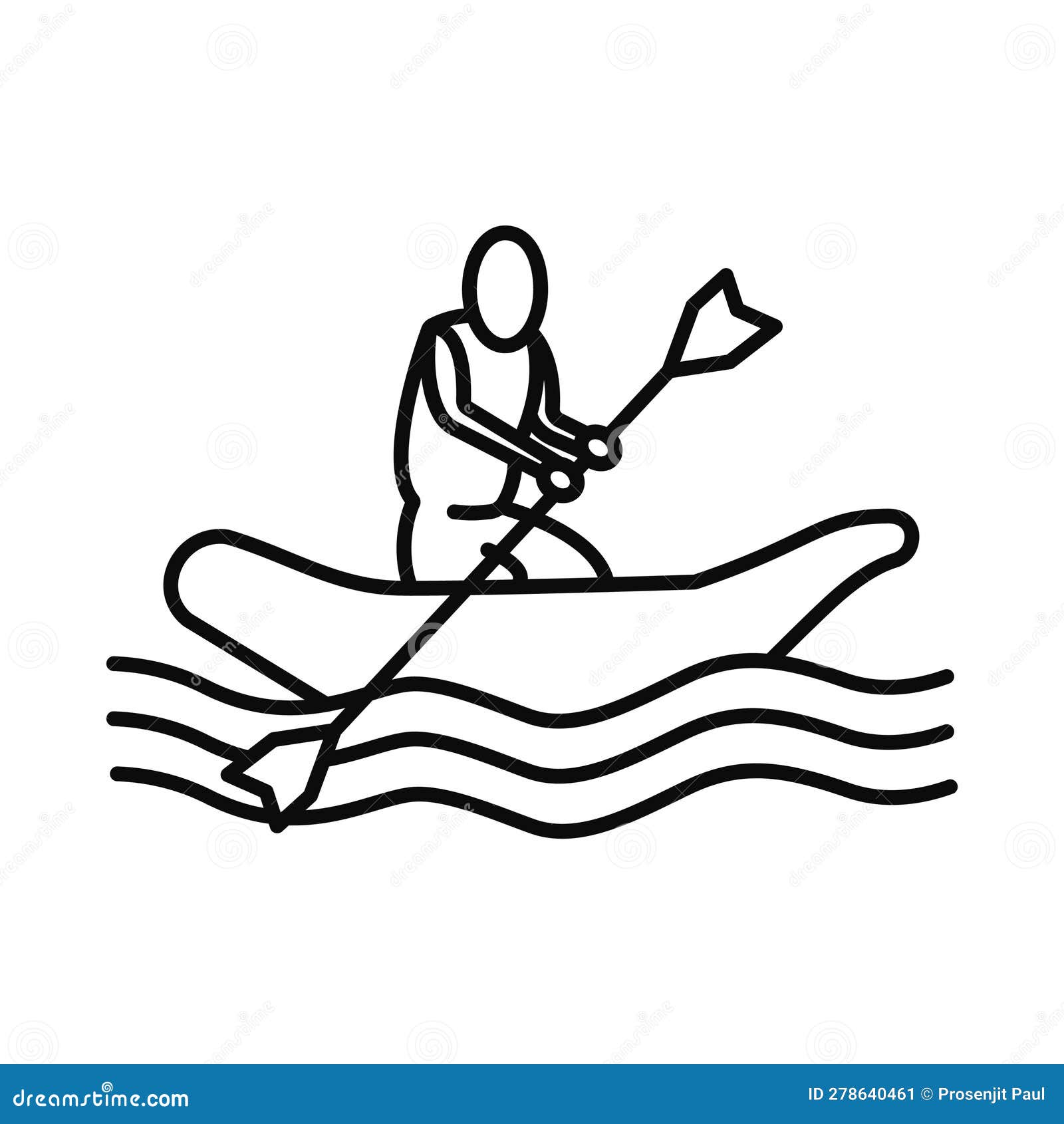 Boat, Man, Boat Riding, Ocean, River, Boat Riding Icon Stock Vector ...