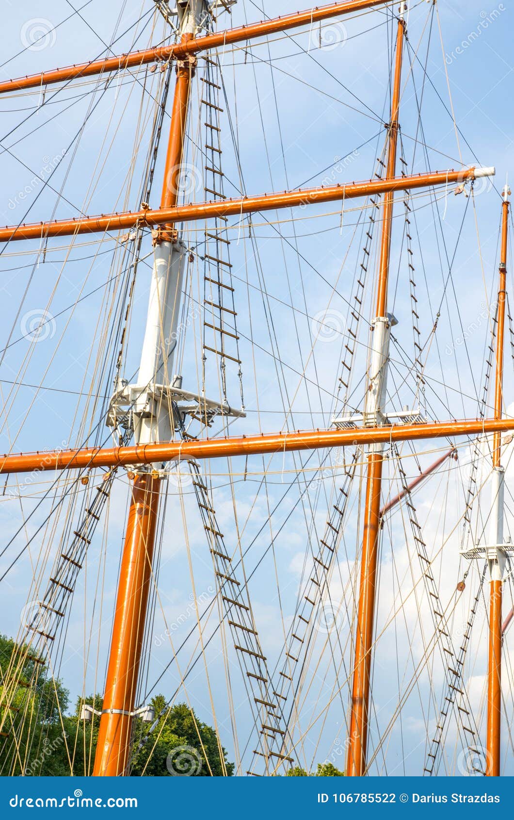 Two Boat Mast In Black And White Royalty-Free Stock Image ...