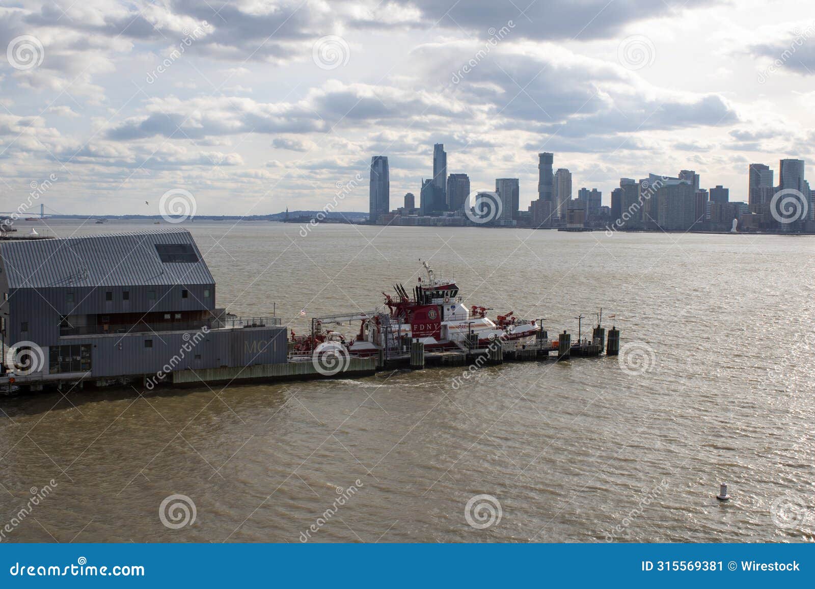Boat Near Buildings at a Cargo Dock Editorial Photo - Image of ...