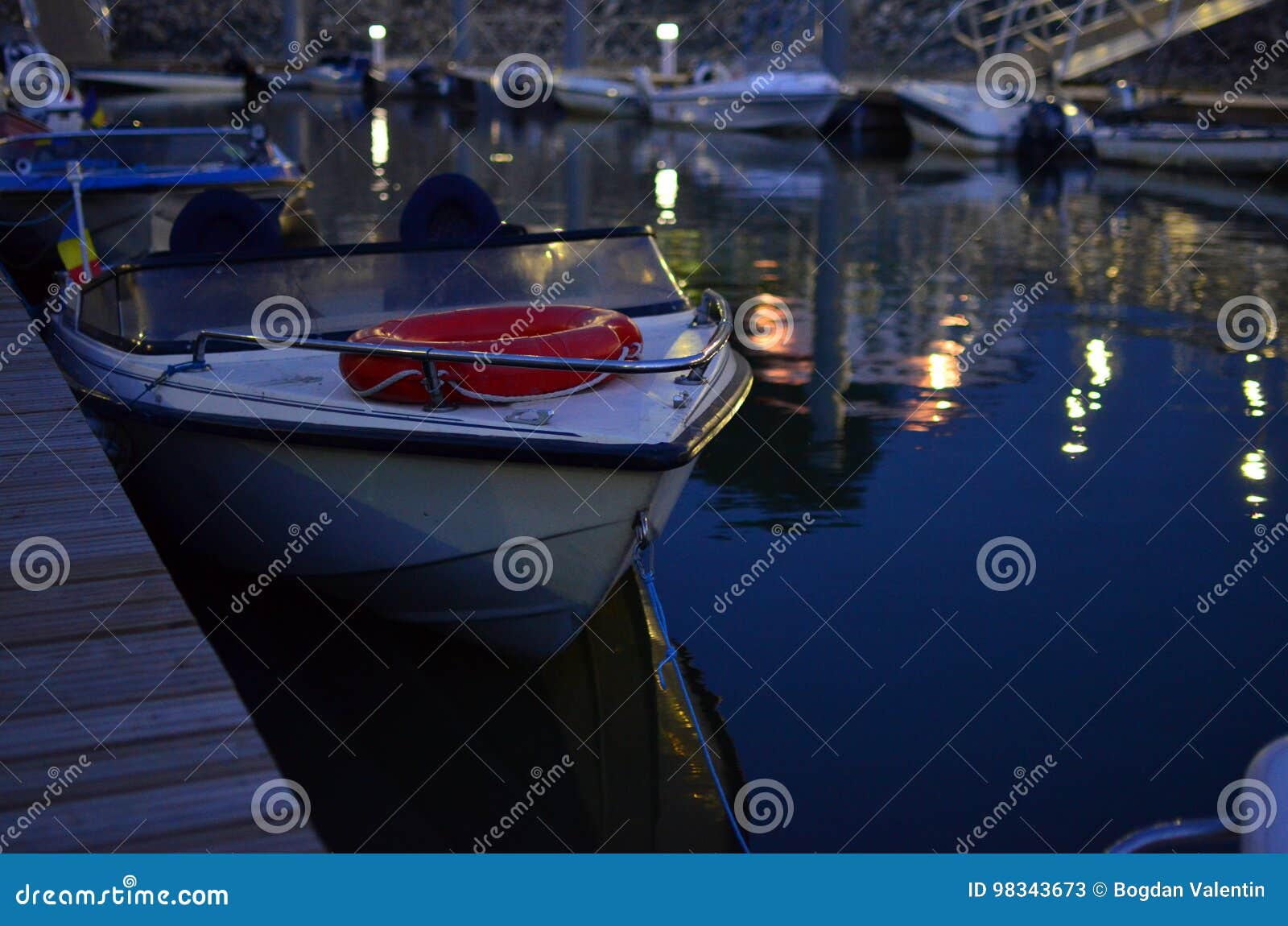 Boat at the night stock image. Image of boat, night, trip - 98343673