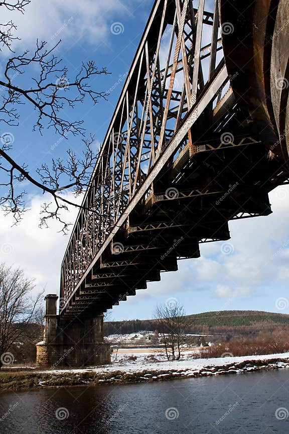 Boat O Brig Bridge stock image. Image of winter, scottish - 13498997