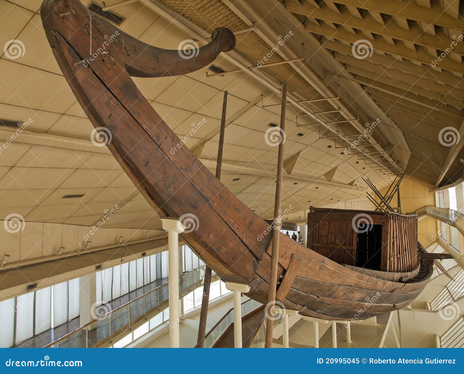 Boat of the Pharaoh stock image. Image of museum, relic - 20995045