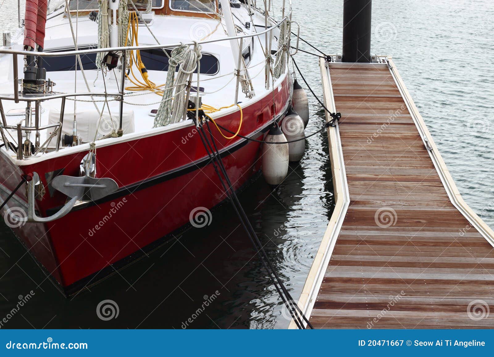 Boat at Pier stock image. Image of moored, dock, luxury - 20471667