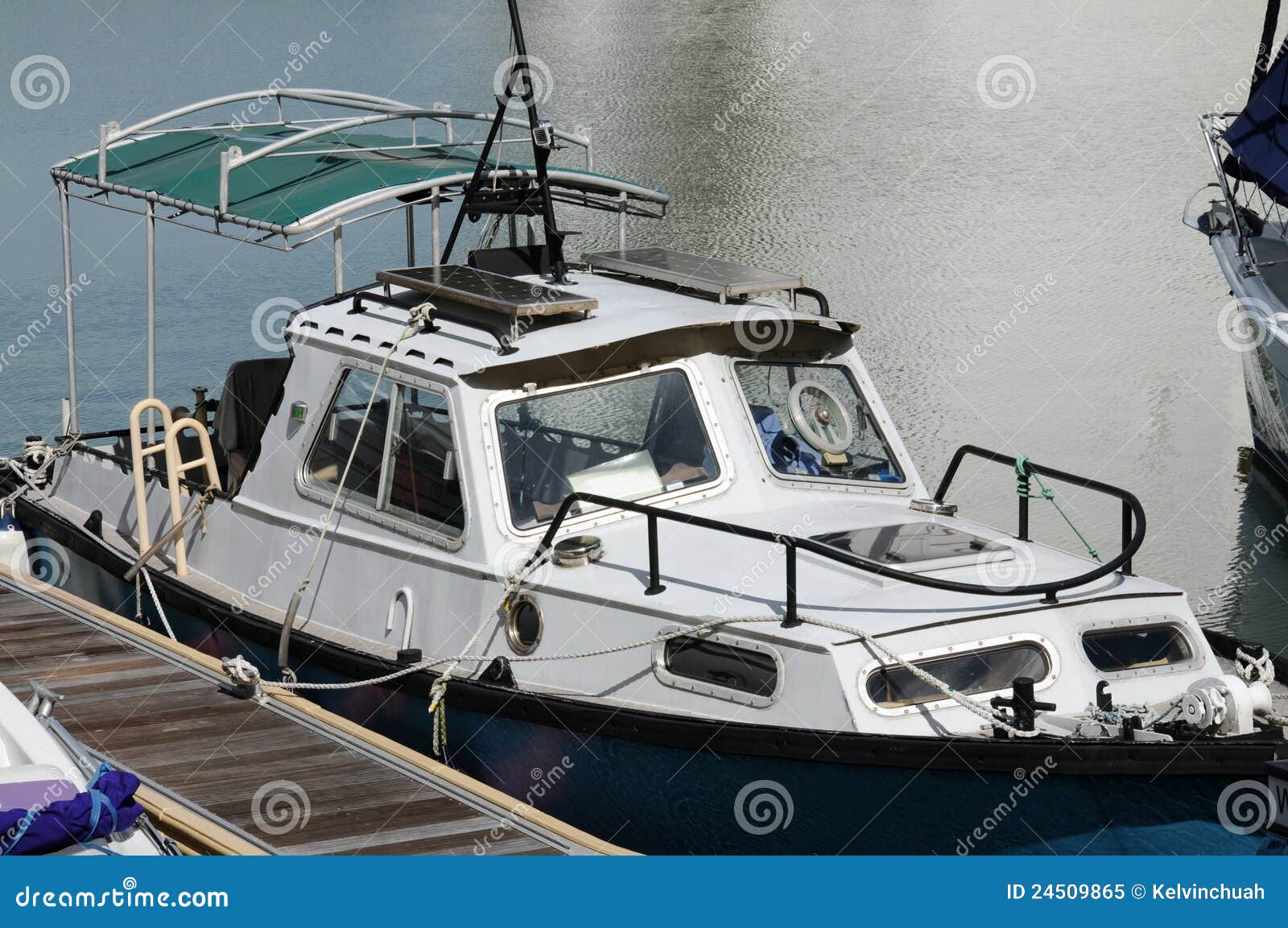 Boat at Pier stock image. Image of ship, horizontal, pier - 24509865