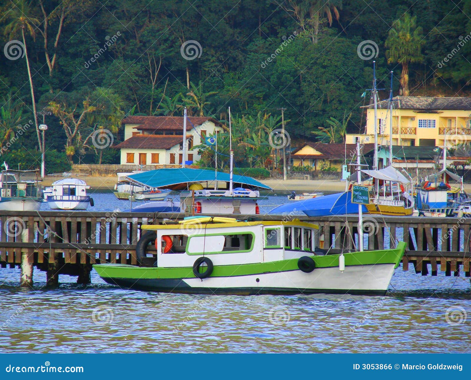 Boat at the Pier stock photo. Image of boats, outdoor - 3053866